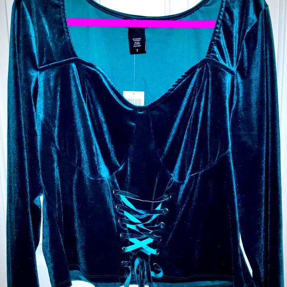 Hot Topic | Tops | Hot Topic Corset Lace Up | Poshmark